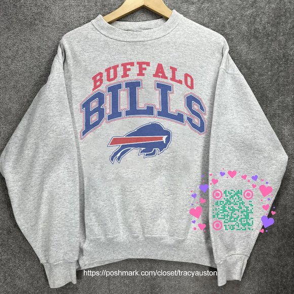 Tops | Vintage Buffalo Bills Sweatshirt Retro 9s Nfl Buffalo Bills ...